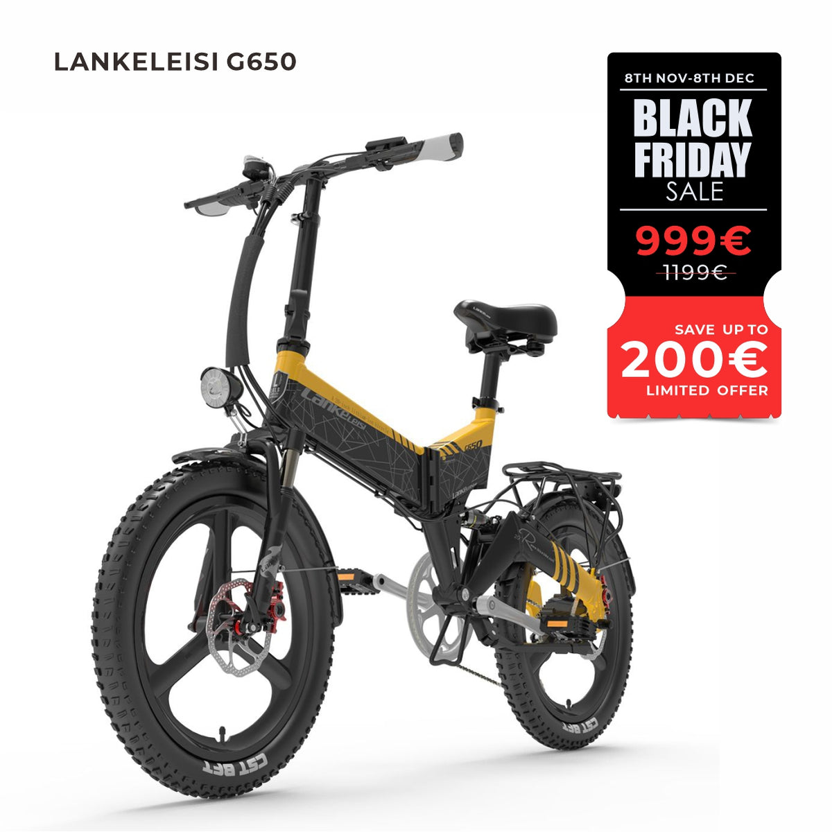 Lankeleisi G650 Folding Electric City Bike
